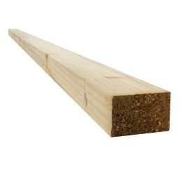 Snowdon Timber Treated 3x2" Timber - Decking Joists (T) 45mm (W) 70mm ...