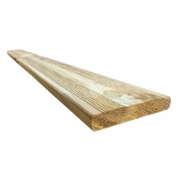Snowdon Timber Factory Reject Treated Decking Board (L) 2.4m (W) 120mm ...